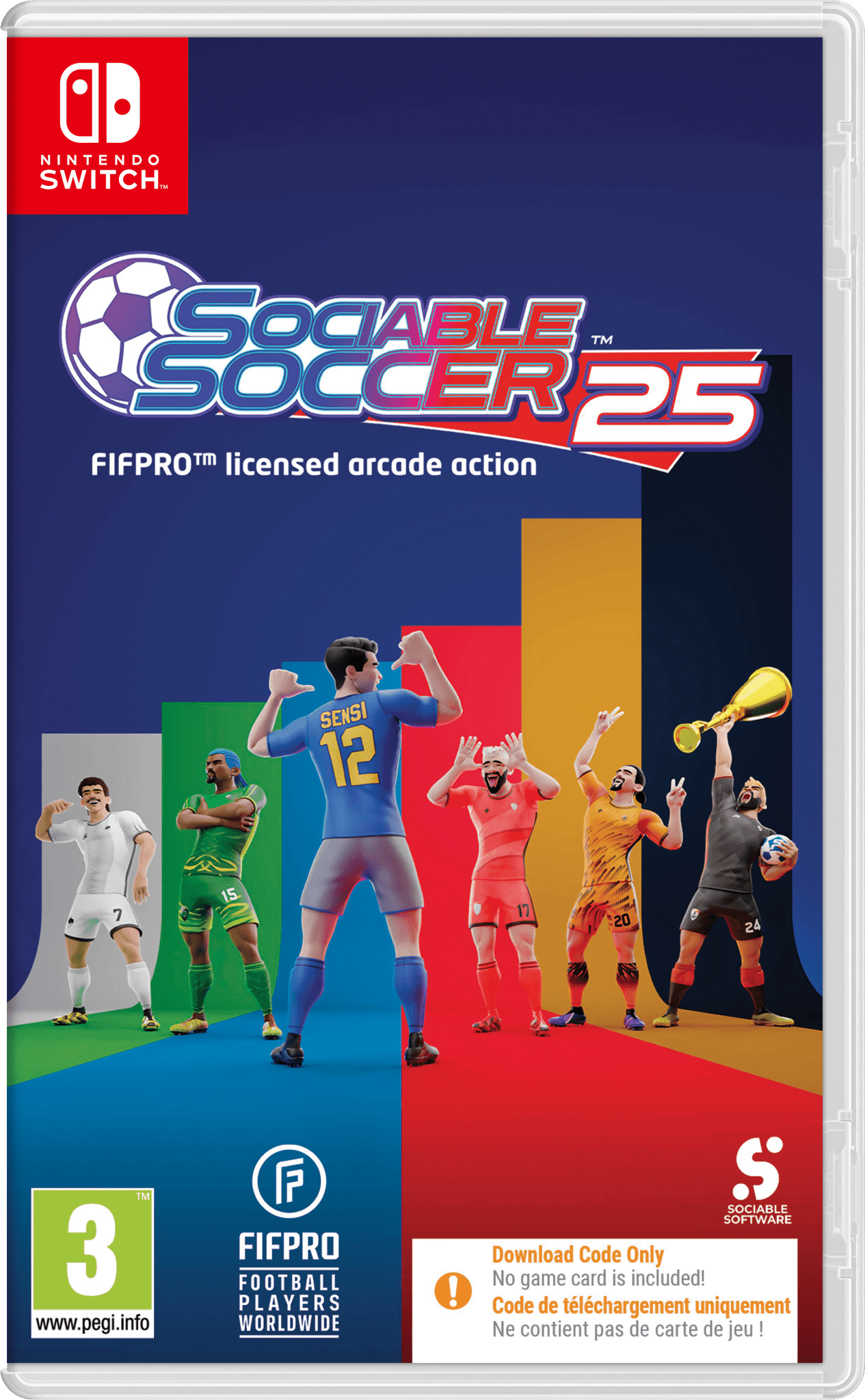 Sociable Soccer 25 Nintendo SWITCH (Download Code)