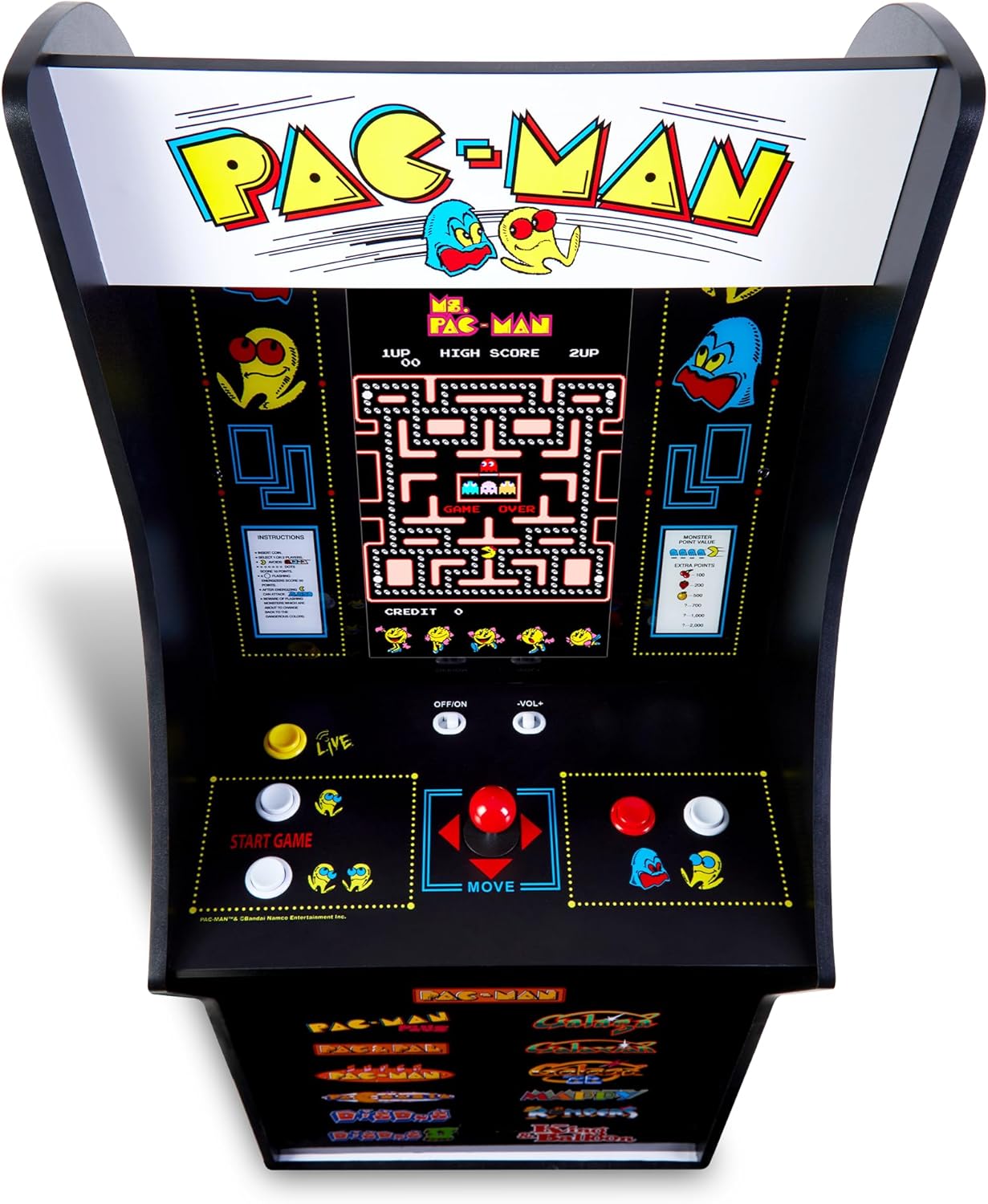 Borne Arcade1Up PAC-Man Classic SE (Slim Edition) Arcade Machine