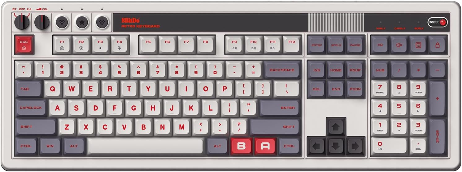 Retro Mechanical Keyboard N Edition (Clavier Qwerty 108)