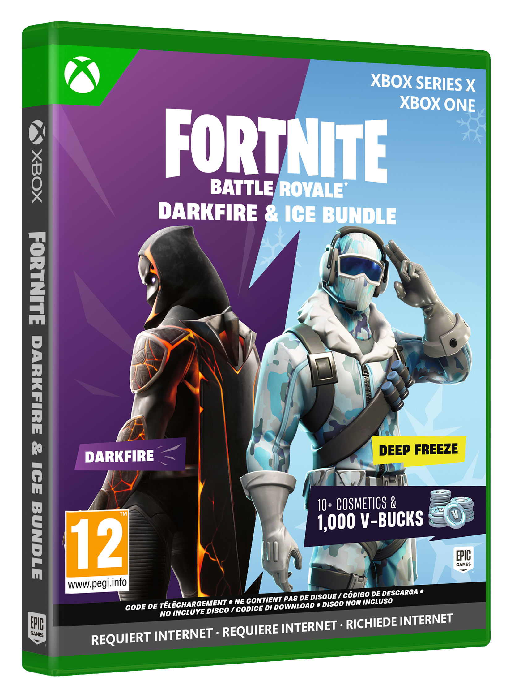 FORTNITE Darkfire & Ice Bundle Xbox Series X / Xbox One - 1000 V-Bucks