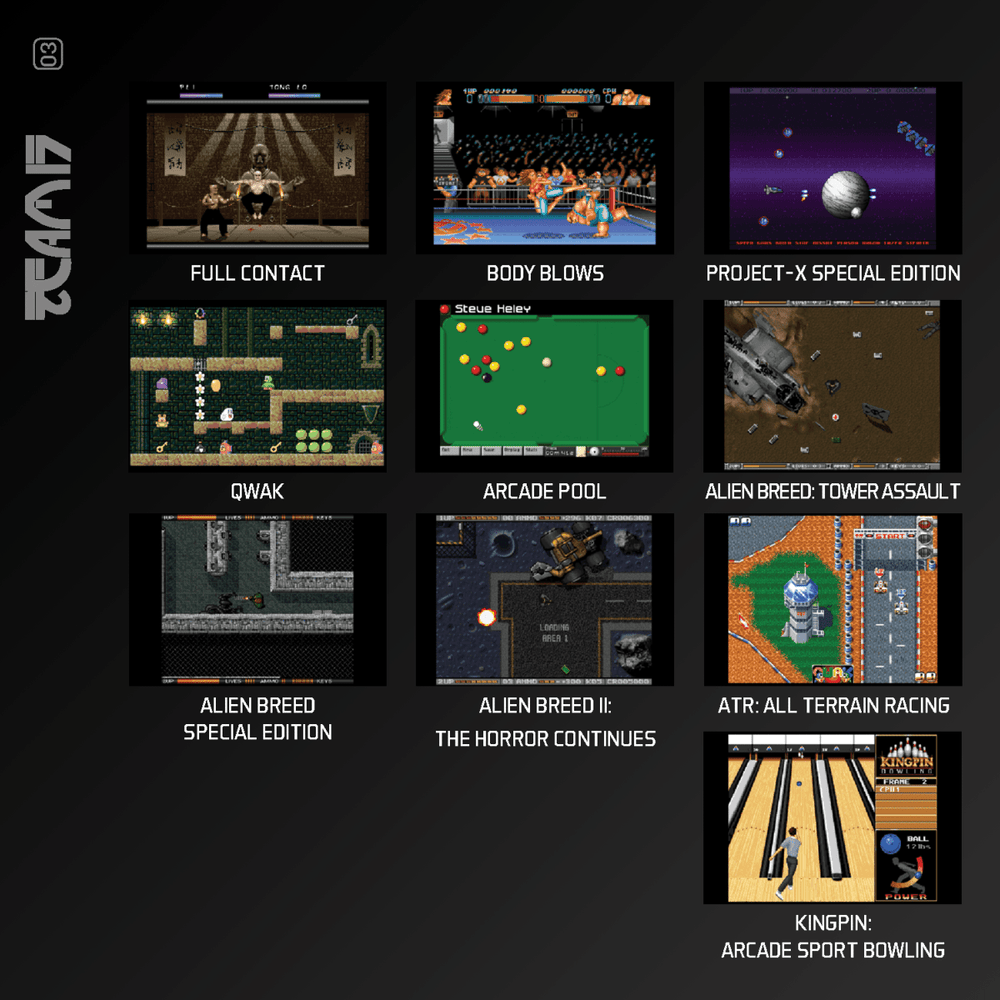 Blaze Evercade - Team 17 Amiga Collection 1 - "Home Computers ...