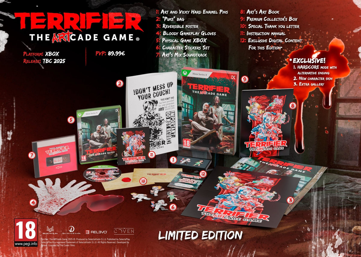 Terrifier The ARTcade Game Collector's Edition Xbox Series X + BONUS